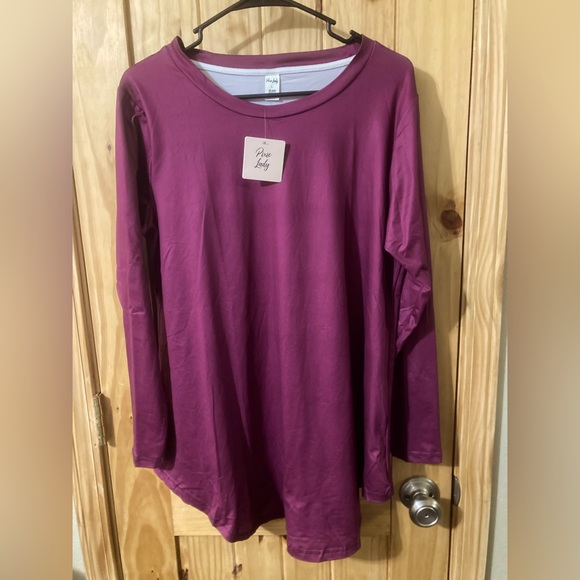 Pixie Lady | Tops | Nwt Pixie Lady Size L Stretchy Marooncolored ...